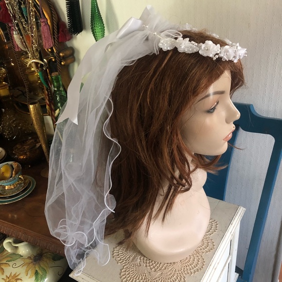 Accessories | First Holy Communion Headpiece Veil | Poshmark
